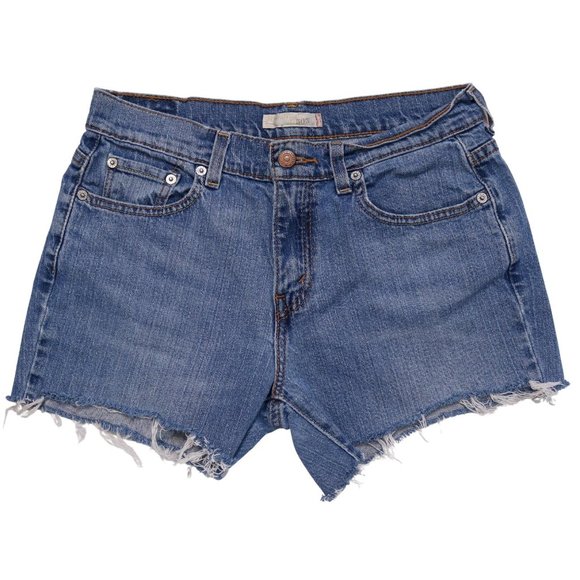 Levi's | Shorts | Levis 55 Straight Leg Cutoff Shorts Denim Jean Shorts ...